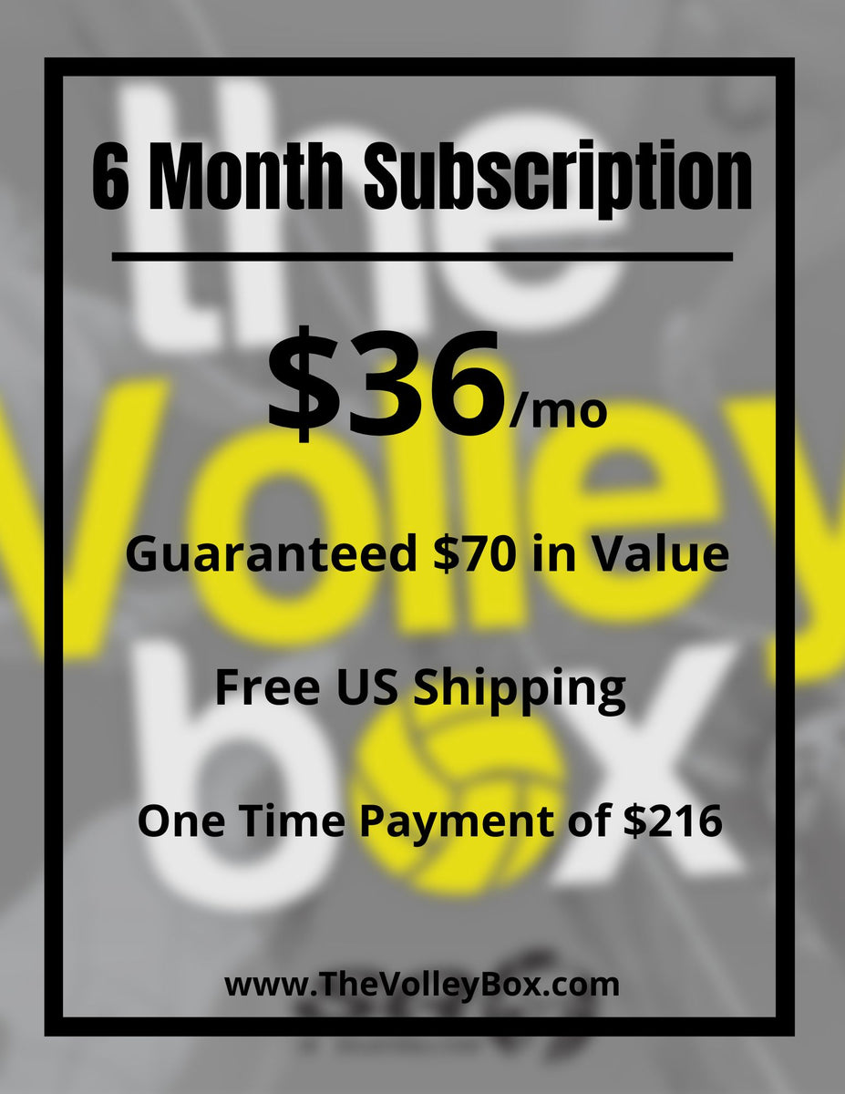 6 Month Subscription Box – SR1 Volleyball